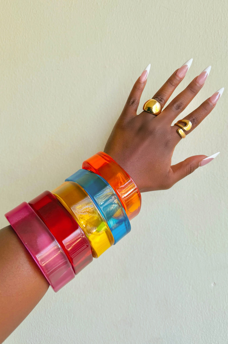 Translucent Bangles – Uptown Gal LA
